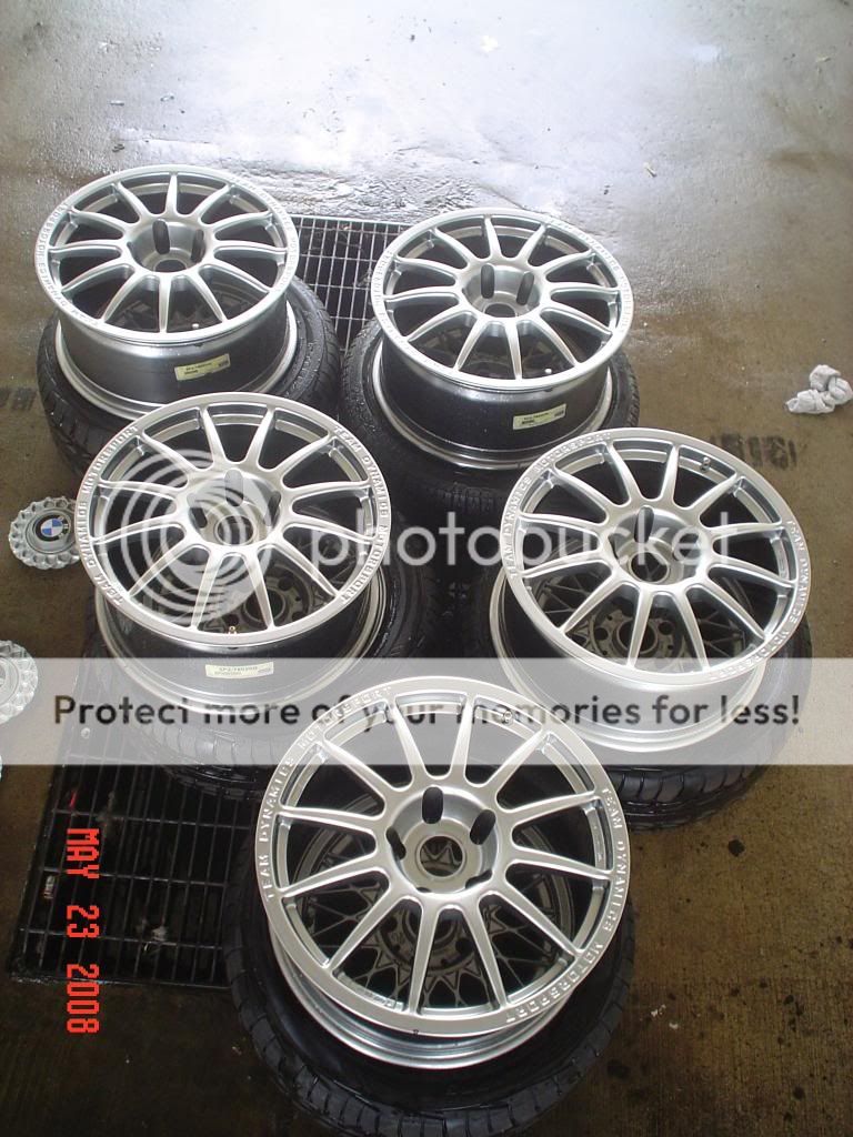 E30 17" M3 - Team Dynamics Pro Race 1.2 Silver Wheels