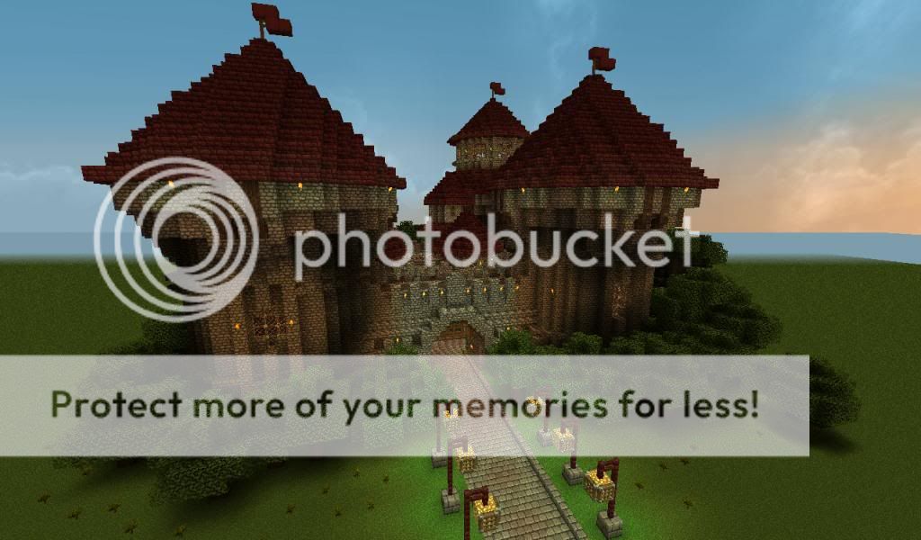 Castle Fort! Netherrack - Creative Mode - Minecraft: Java Edition ...