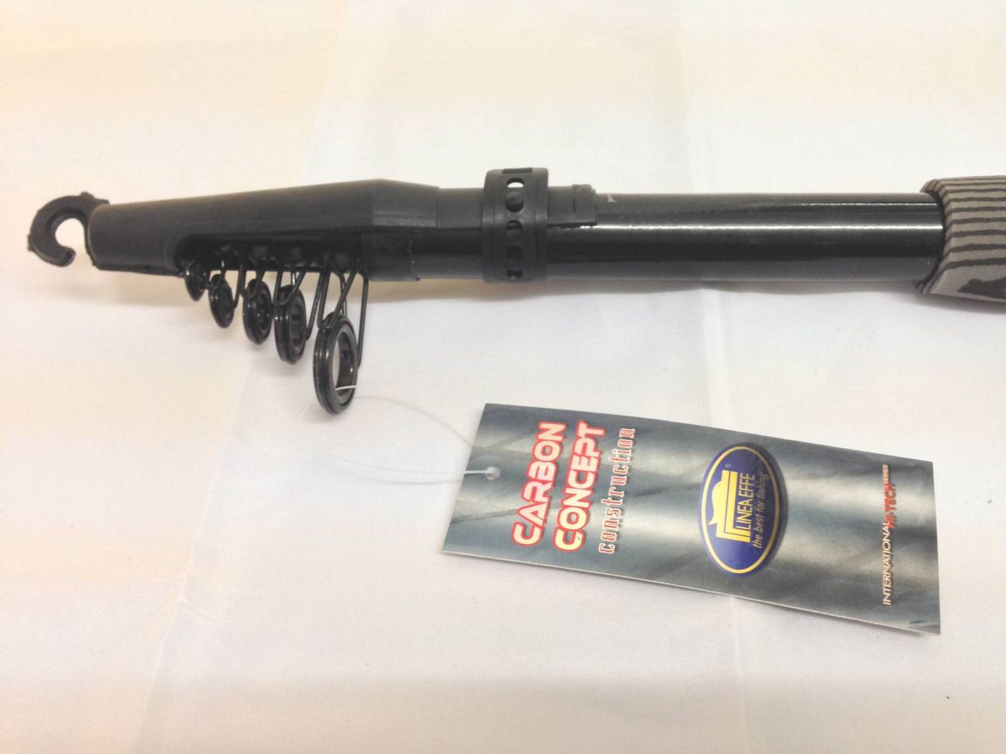 New Lineaeffe Carbon Oxygen Telescopic FISHING Rod 3m 10ft Rod Holiday ...