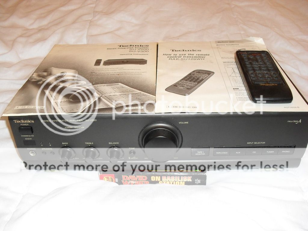 Technics SUV-500 integrated amp R/C